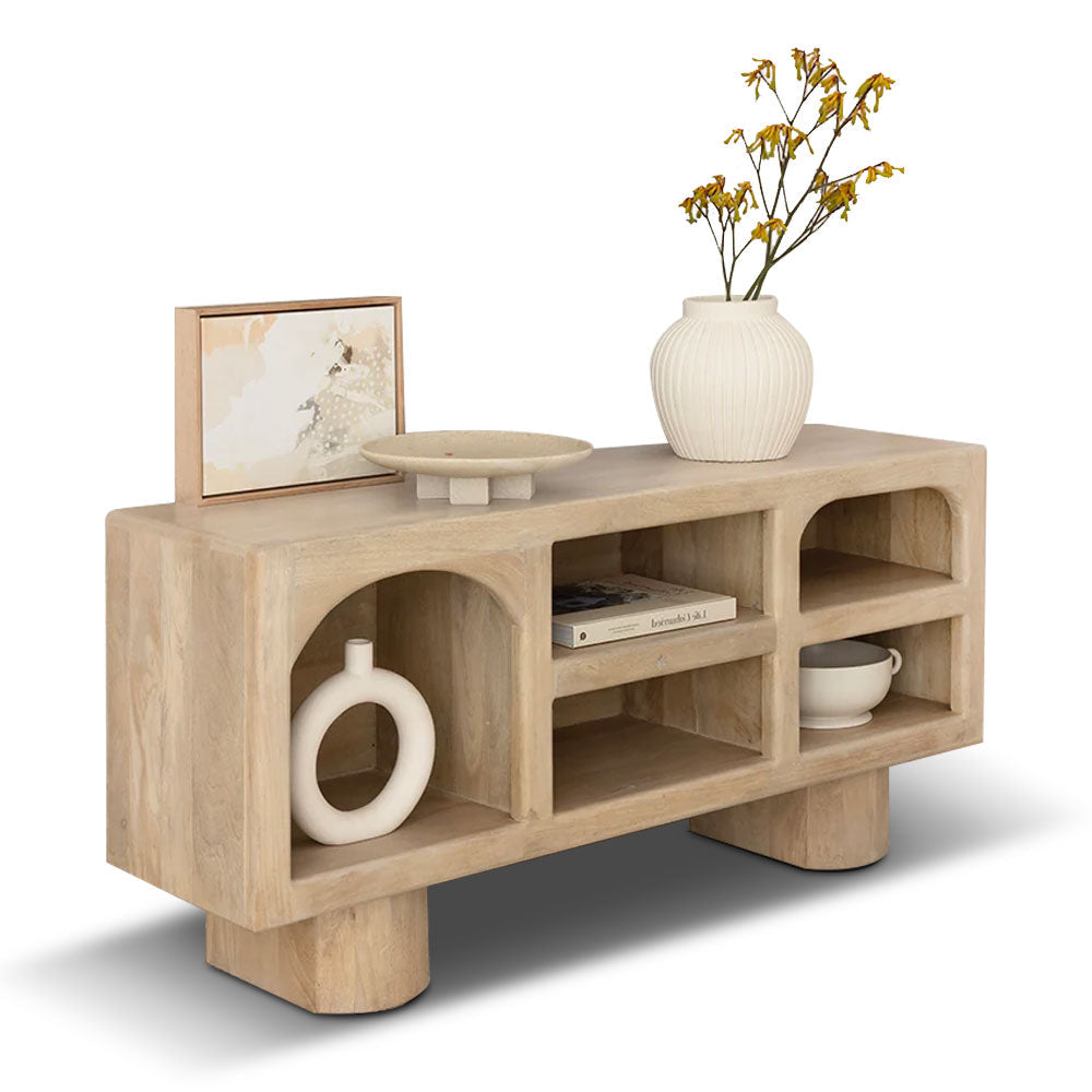 Beaumont Indoor Mango Wood TV Unit - Bay Gallery Furniture