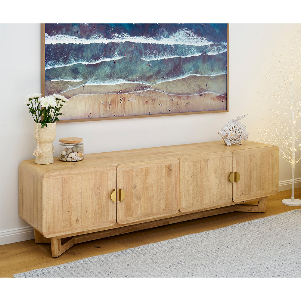 Kingscliff Indoor Timber TV Entertainment Unit - Bay Gallery Furniture