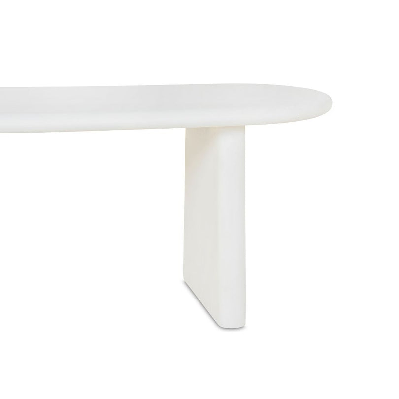 Moreton Indoor 1.6m Concrete Plaster Bench Seat - Bay Gallery Furniture