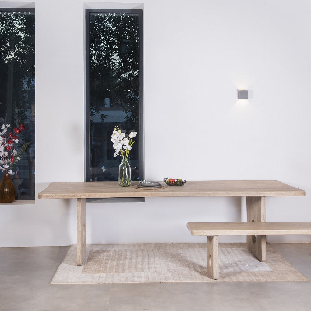 Norah Indoor 2.7m Timber Dining Table - Bay Gallery Furniture