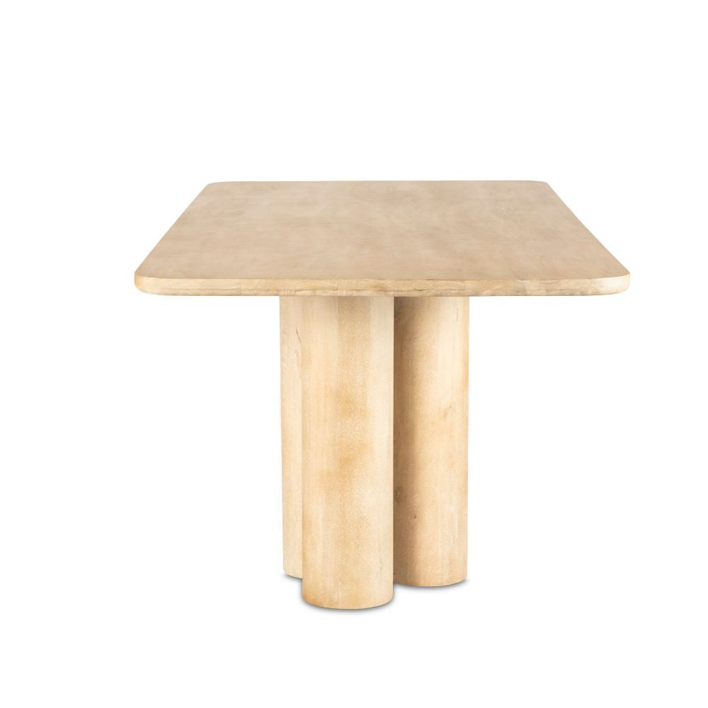 Torquay Indoor 2.2m Timber Dining table - Bay Gallery Furniture