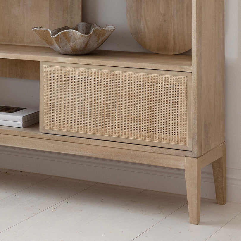 Eden Indoor Mango Wood Bookshelf - Bay Gallery Furniture